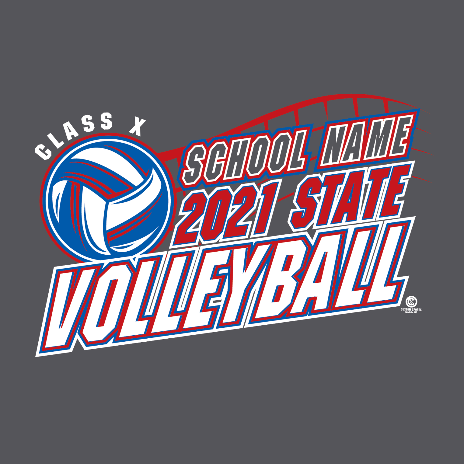 Volleyball T-Shirt Designs — Custom Sports